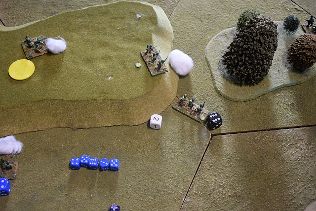 7 Support tream and rifle platoon fire